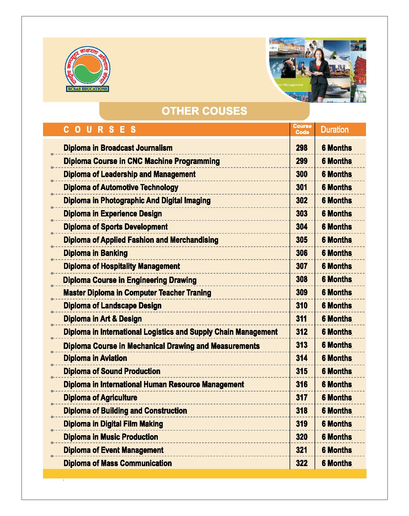 Courses – RCSAS Educations Private limited