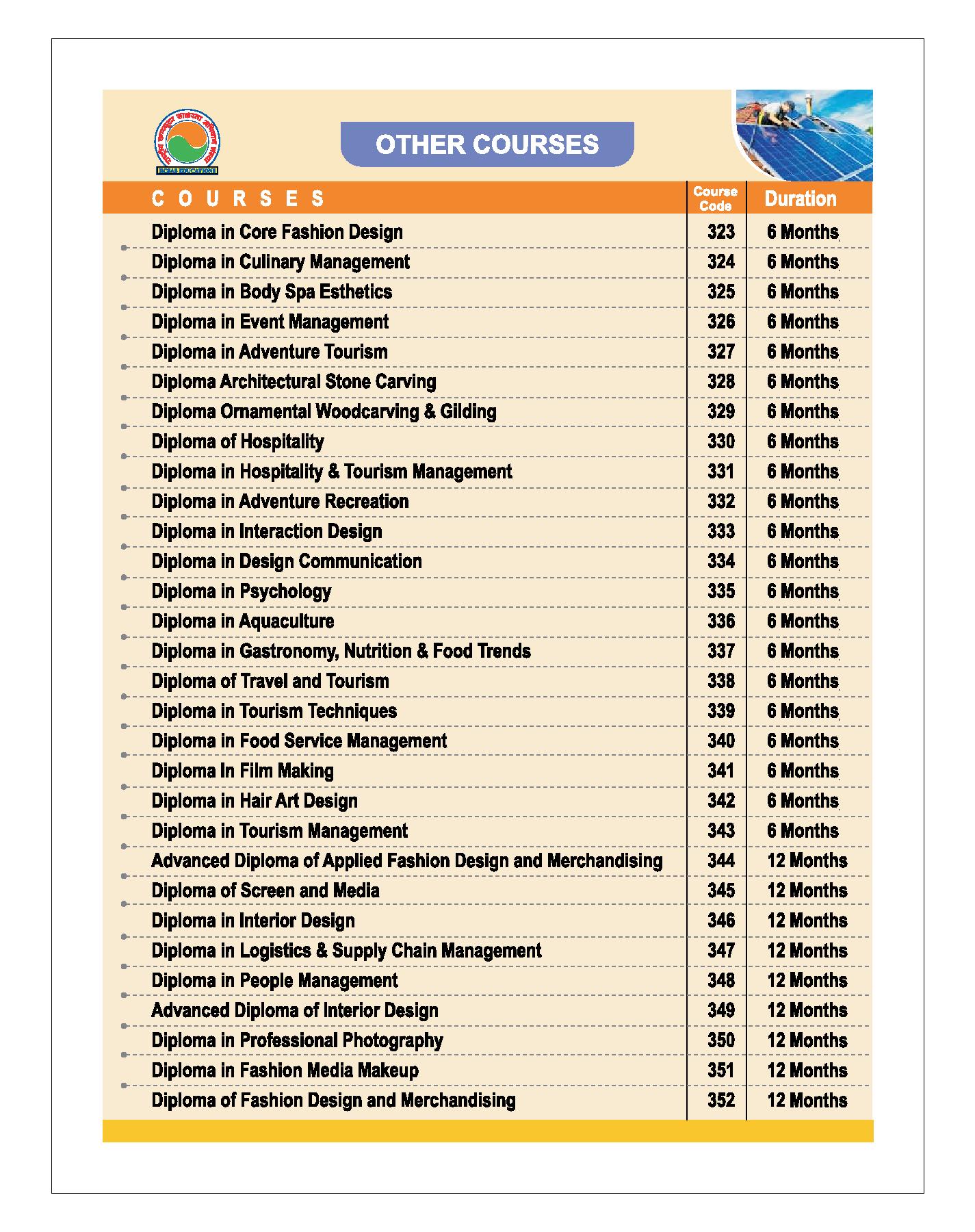 Courses – RCSAS Educations Private limited